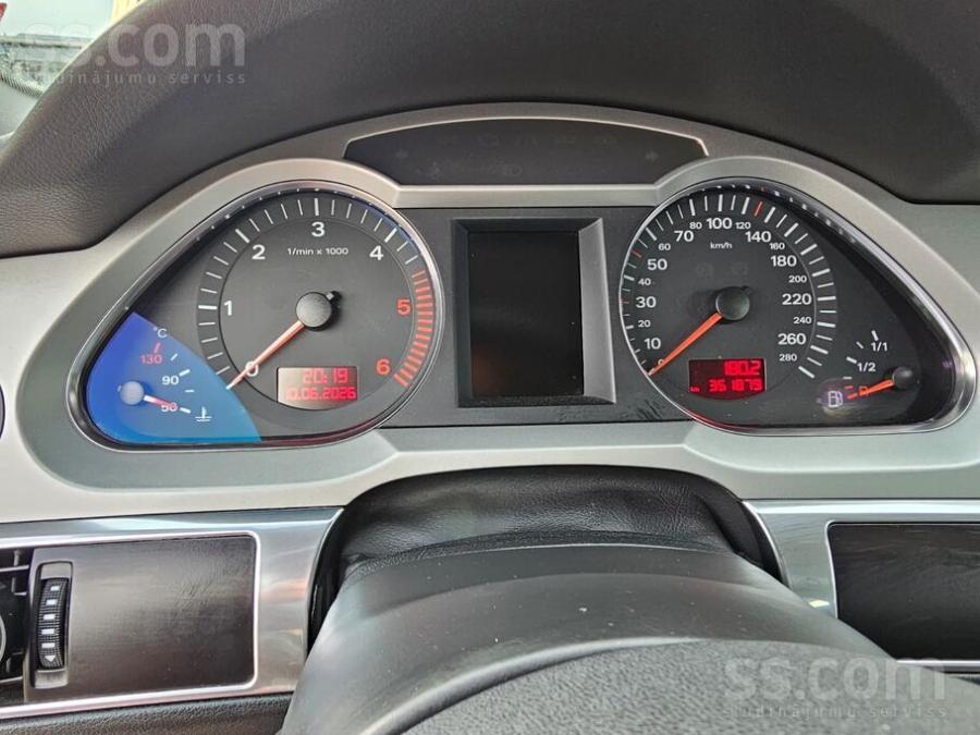 Grey Audi A6 2008 in Riga, with an engine capacity of 2.70 L and mileage of 352 thousand km for 3450 €, photo 13 on AUTOMOTO.COM.LV