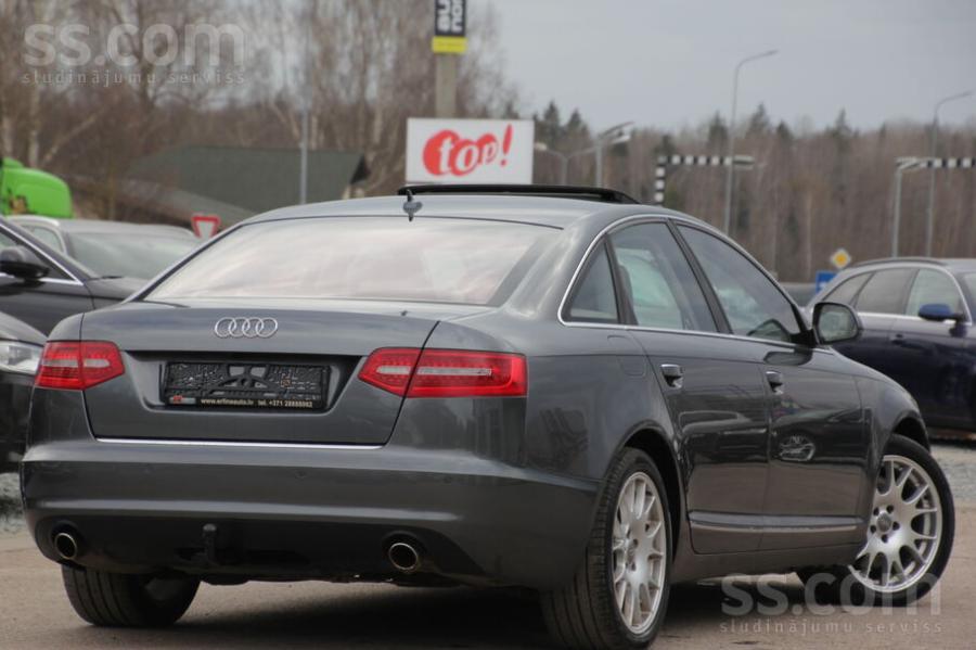 Pelēks Audi A6 2008 Tukums, ar dzinēja tilpumu 3.00 L un nobraukumu 538 tūkst. km par 3500 €, foto 35 vietnē AUTOMOTO.COM.LV