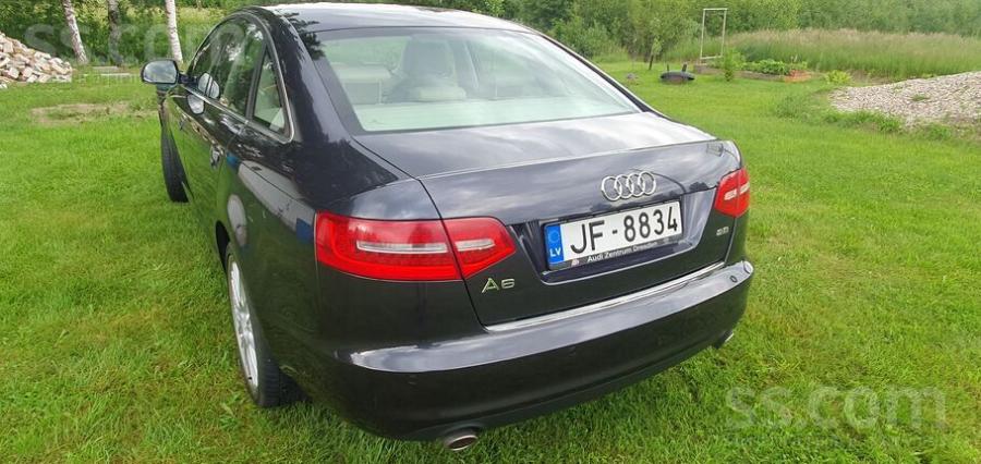 Pelēks Audi A6 2008 Bauska, ar dzinēja tilpumu 2.80 L un nobraukumu 126 tūkst. km par 7200 €, foto 6 vietnē AUTOMOTO.COM.LV