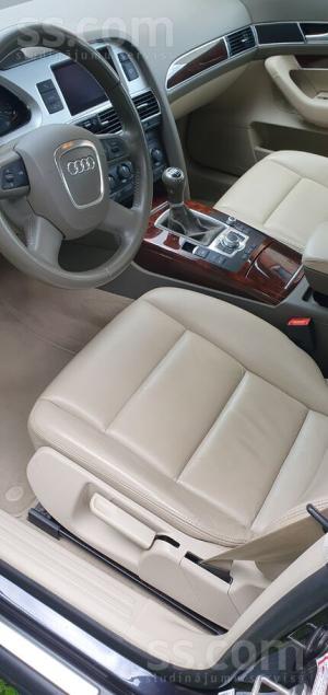 Pelēks Audi A6 2008 Bauska, ar dzinēja tilpumu 2.80 L un nobraukumu 126 tūkst. km par 7200 €, foto 10 vietnē AUTOMOTO.COM.LV