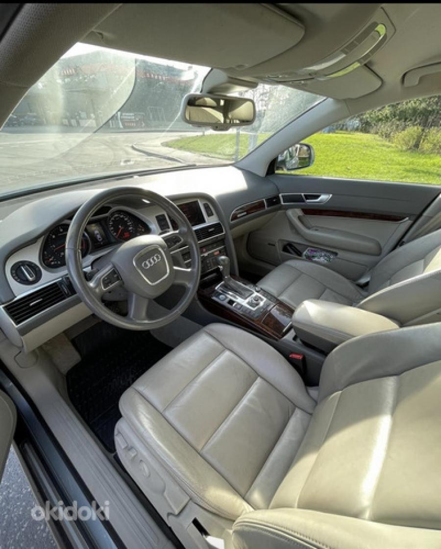 Grey Audi A6 2008 in Tallinn, with an engine capacity of 3.00 L and mileage of 255 thousand km for 7300 €, photo 7 on AUTOMOTO.COM.LV