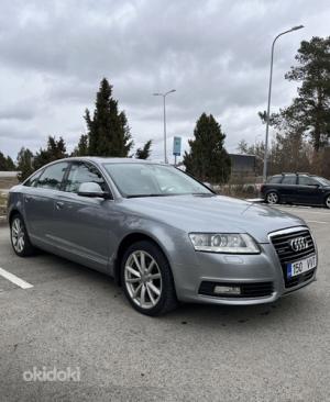 Grey Audi A6 2008 in Tallinn, with an engine capacity of 3.00 L and mileage of 255 thousand km for 7300 €, photo 12 on AUTOMOTO.COM.LV