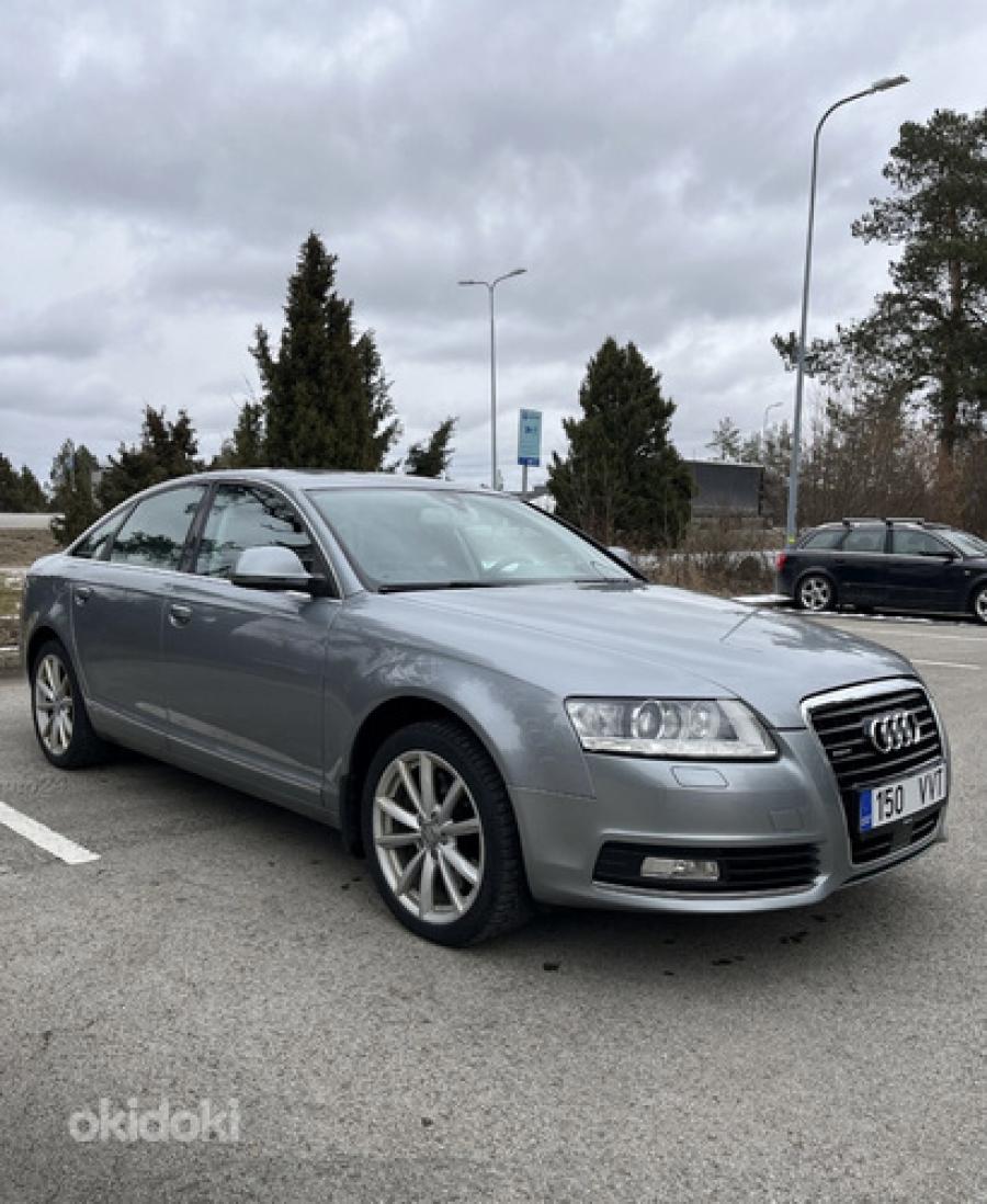 Grey Audi A6 2008 in Tallinn, with an engine capacity of 3.00 L and mileage of 255 thousand km for 7300 €, photo 12 on AUTOMOTO.COM.LV