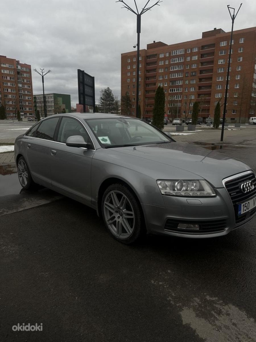 Grey Audi A6 2008 in Tallinn, with an engine capacity of 3.00 L and mileage of 255 thousand km for 7300 €, photo 17 on AUTOMOTO.COM.LV