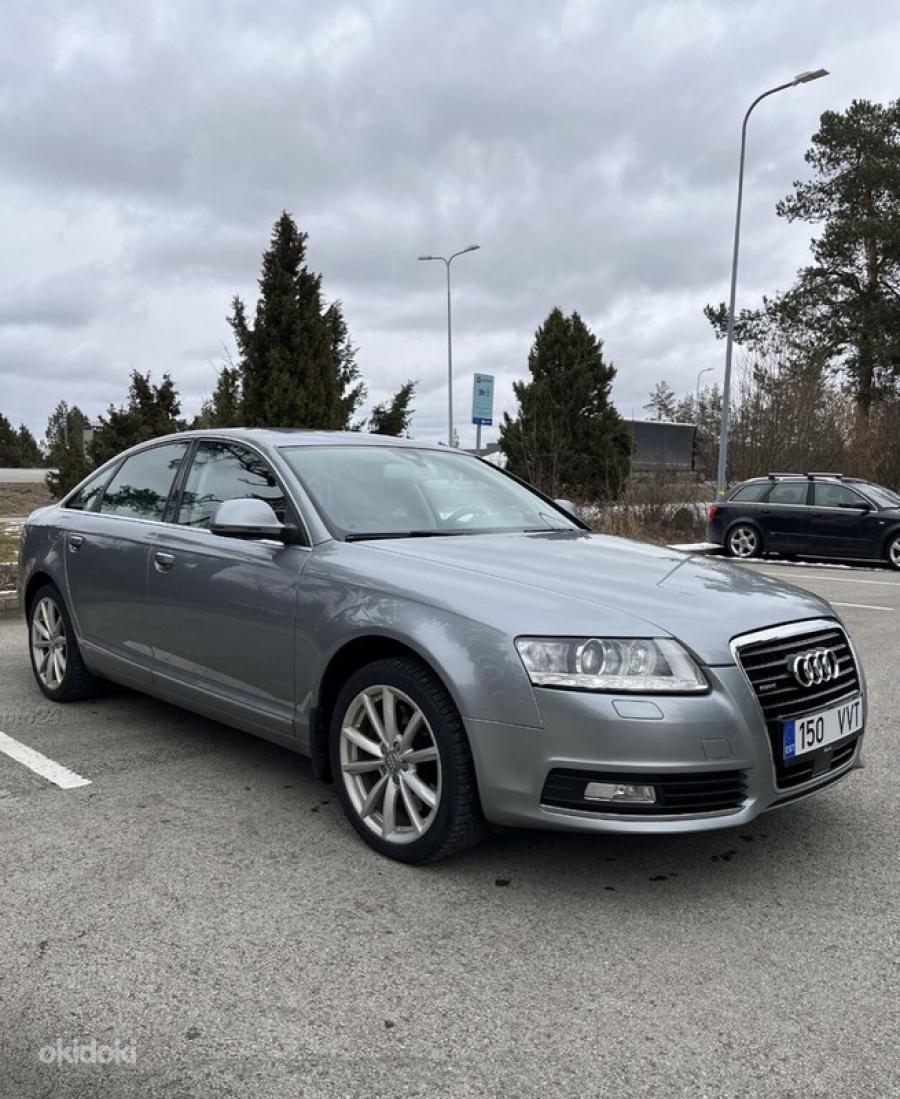 Grey Audi A6 2008 in Tallinn, with an engine capacity of 3.00 L and mileage of 255 thousand km for 7300 €, photo 23 on AUTOMOTO.COM.LV