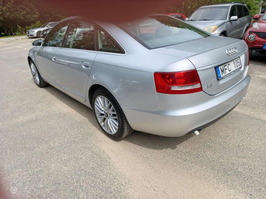 Серый Ауди А6 2008 в Вильнюс, объемом двигателя 2.70 л и пробегом 240 тыс. км за 4550 €, фото 6 на AUTOMOTO.COM.LV