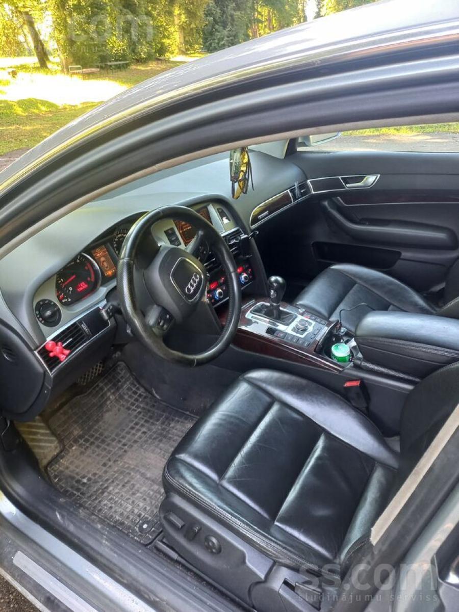 Pelēks Audi A6 2008 Rēzekne, ar dzinēja tilpumu 3.00 L un nobraukumu 394 tūkst. km par 2400 €, foto 10 vietnē AUTOMOTO.COM.LV
