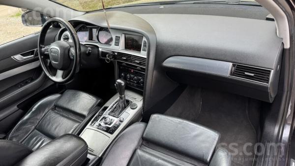 Grey Audi A6 2008 in Rezekne, with an engine capacity of 2.70 L and mileage of 284 thousand km for 3250 €, photo 11 on AUTOMOTO.COM.LV