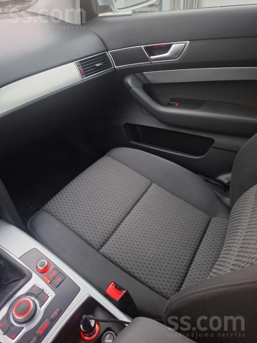 Grey Audi A6 2008 in Dobele, with an engine capacity of 2.00 L and mileage of 358 thousand km for 2900 €, photo 9 on AUTOMOTO.COM.LV