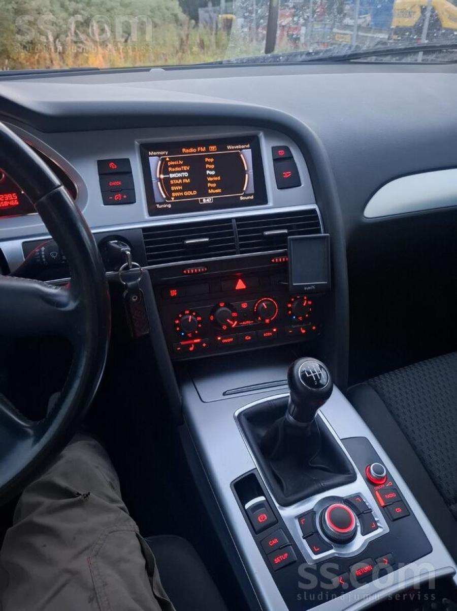 Grey Audi A6 2008 in Dobele, with an engine capacity of 2.00 L and mileage of 358 thousand km for 2900 €, photo 11 on AUTOMOTO.COM.LV