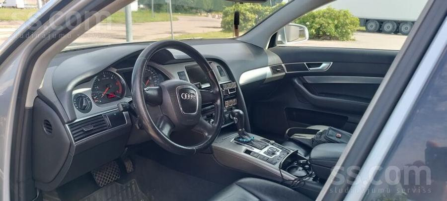 Grey Audi A6 2008 in Riga, with an engine capacity of 2.70 L and mileage of 409 thousand km for 3750 €, photo 6 on AUTOMOTO.COM.LV