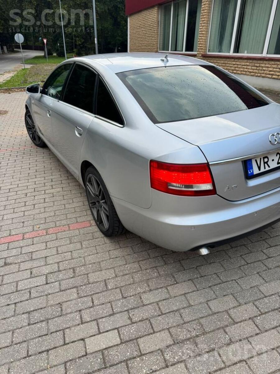 Grey Audi A6 2008 in Jekabpils, with an engine capacity of 3.00 L and mileage of 511 thousand km for 4100 €, photo 5 on AUTOMOTO.COM.LV