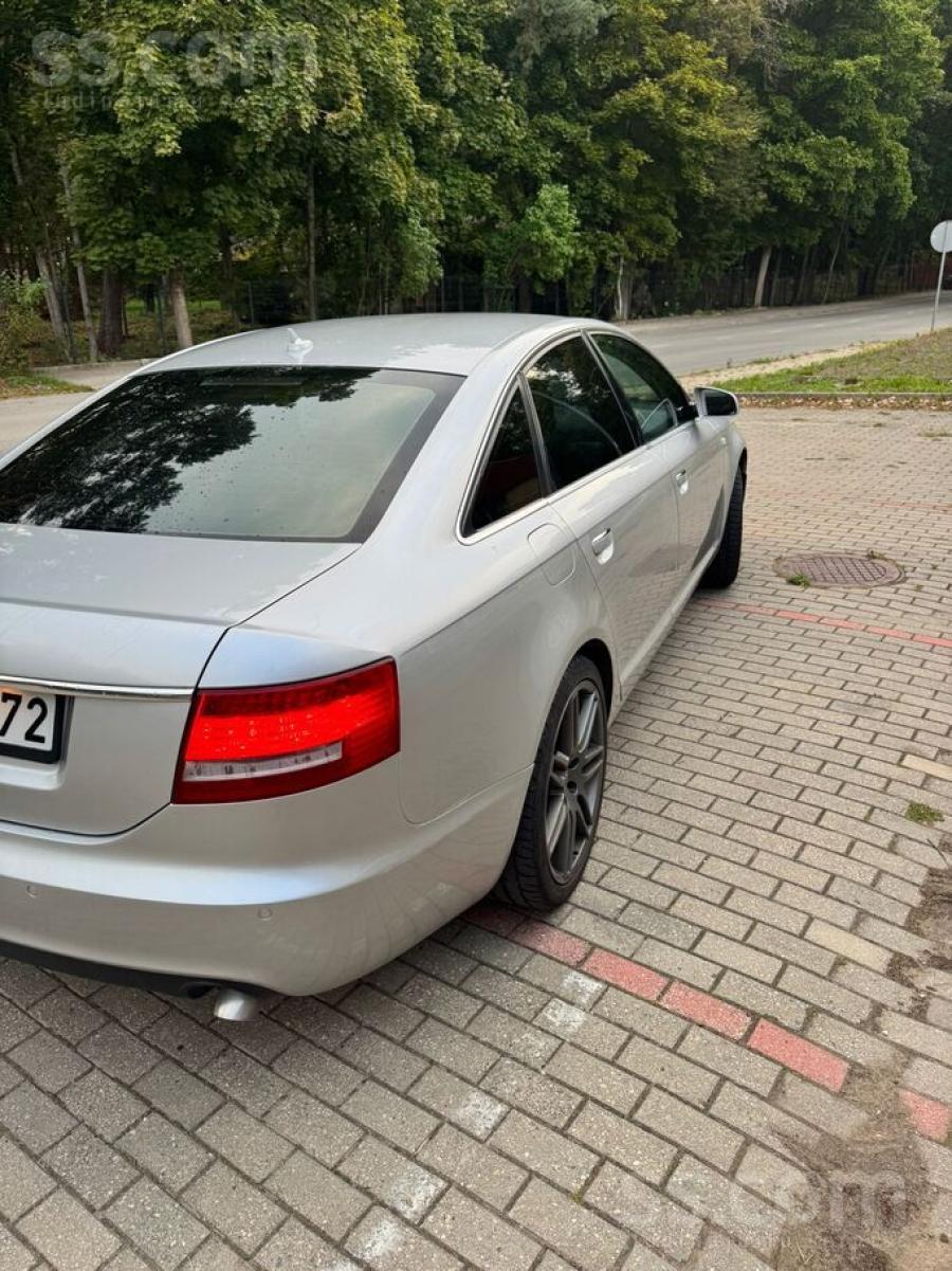 Grey Audi A6 2008 in Jekabpils, with an engine capacity of 3.00 L and mileage of 511 thousand km for 4100 €, photo 6 on AUTOMOTO.COM.LV