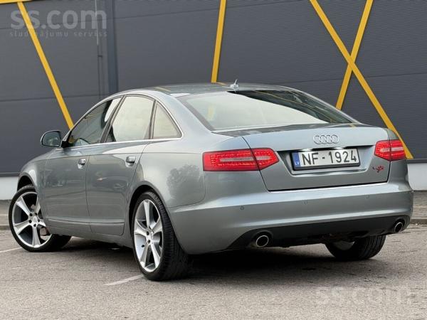 Grey Audi A6 2008 in Dobele, with an engine capacity of 2.70 L and mileage of 329 thousand km for 4400 €, photo 4 on AUTOMOTO.COM.LV