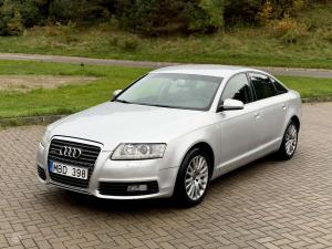 Pelēks Audi A6 2008 Viļņa, ar dzinēja tilpumu 3.00 L un nobraukumu 297 tūkst. km par 3300 €, foto  vietnē AUTOMOTO.COM.LV