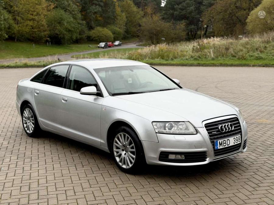 Grey Audi A6 2008 in Vilnius, with an engine capacity of 3.00 L and mileage of 297 thousand km for 3300 €, photo 3 on AUTOMOTO.COM.LV