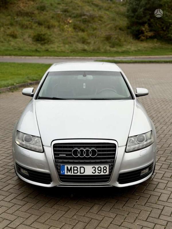 Grey Audi A6 2008 in Vilnius, with an engine capacity of 3.00 L and mileage of 297 thousand km for 3300 €, photo 4 on AUTOMOTO.COM.LV