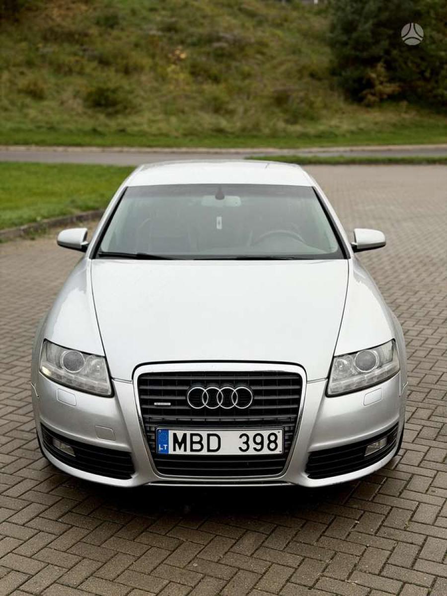 Grey Audi A6 2008 in Vilnius, with an engine capacity of 3.00 L and mileage of 297 thousand km for 3300 €, photo 4 on AUTOMOTO.COM.LV