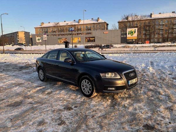 Grey Audi A6 2009 in Vilnius, with an engine capacity of 2.70 L and mileage of 304 thousand km for 5500 €, photo 3 on AUTOMOTO.COM.LV