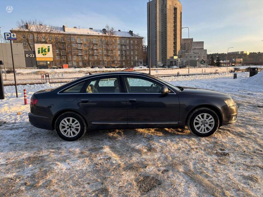 Grey Audi A6 2009 in Vilnius, with an engine capacity of 2.70 L and mileage of 304 thousand km for 5500 €, photo 4 on AUTOMOTO.COM.LV