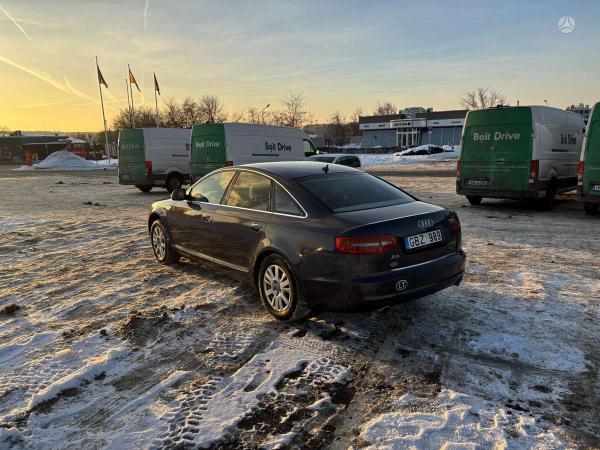 Grey Audi A6 2009 in Vilnius, with an engine capacity of 2.70 L and mileage of 304 thousand km for 5500 €, photo 7 on AUTOMOTO.COM.LV