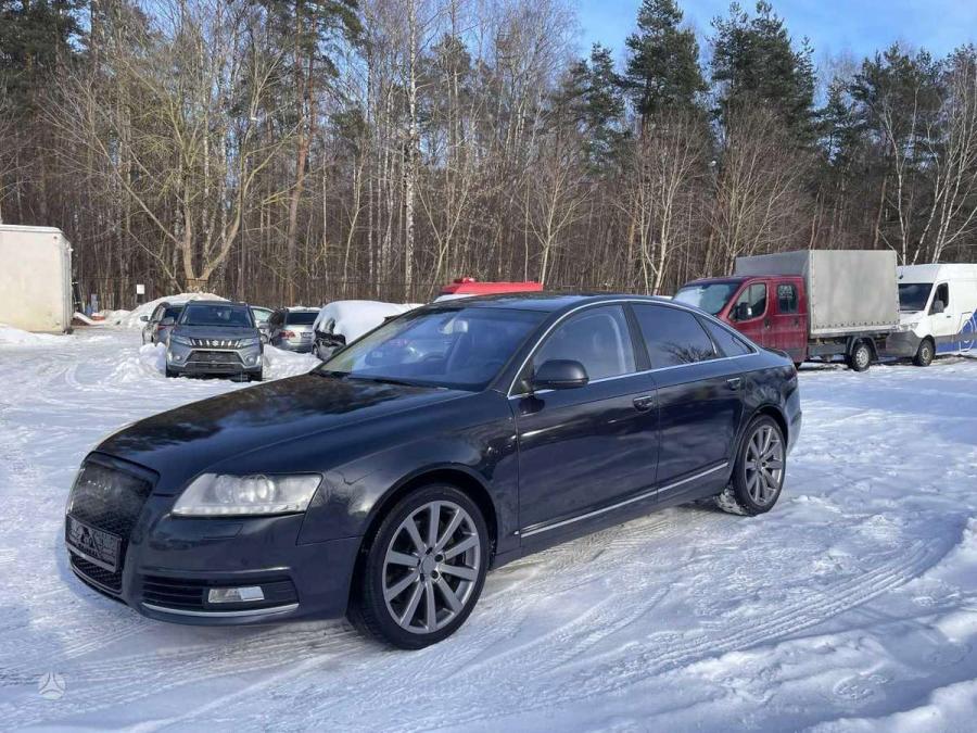 Grey Audi A6 2009 in Vilnius, with an engine capacity of 2.98 L and mileage of 451 thousand km for 4500 €, photo 1 on AUTOMOTO.COM.LV
