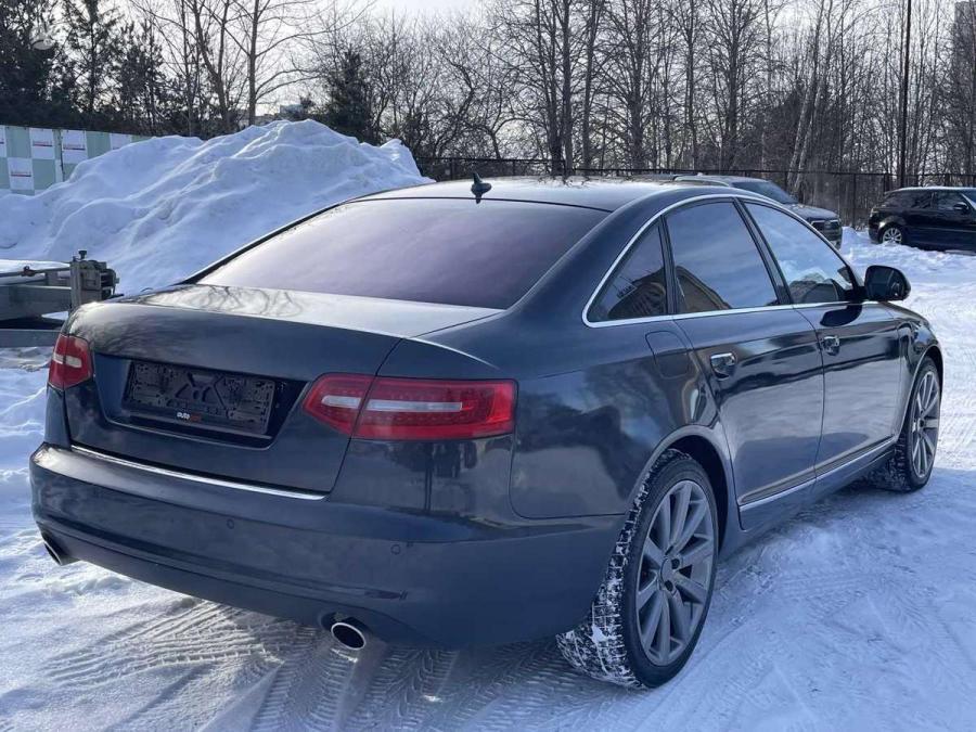 Grey Audi A6 2009 in Vilnius, with an engine capacity of 2.98 L and mileage of 451 thousand km for 4500 €, photo 4 on AUTOMOTO.COM.LV