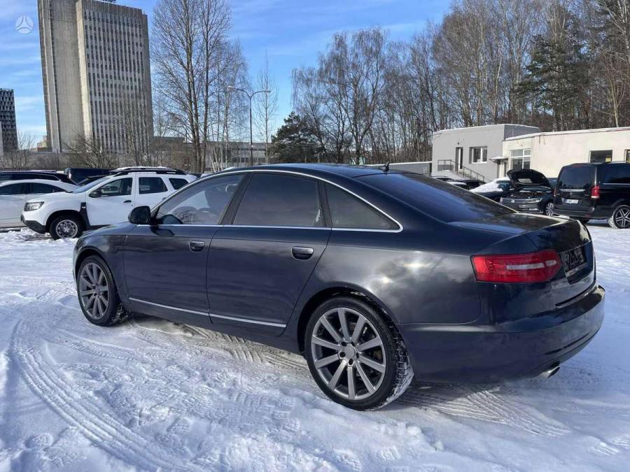 Grey Audi A6 2009 in Vilnius, with an engine capacity of 2.98 L and mileage of 451 thousand km for 4500 €, photo 5 on AUTOMOTO.COM.LV