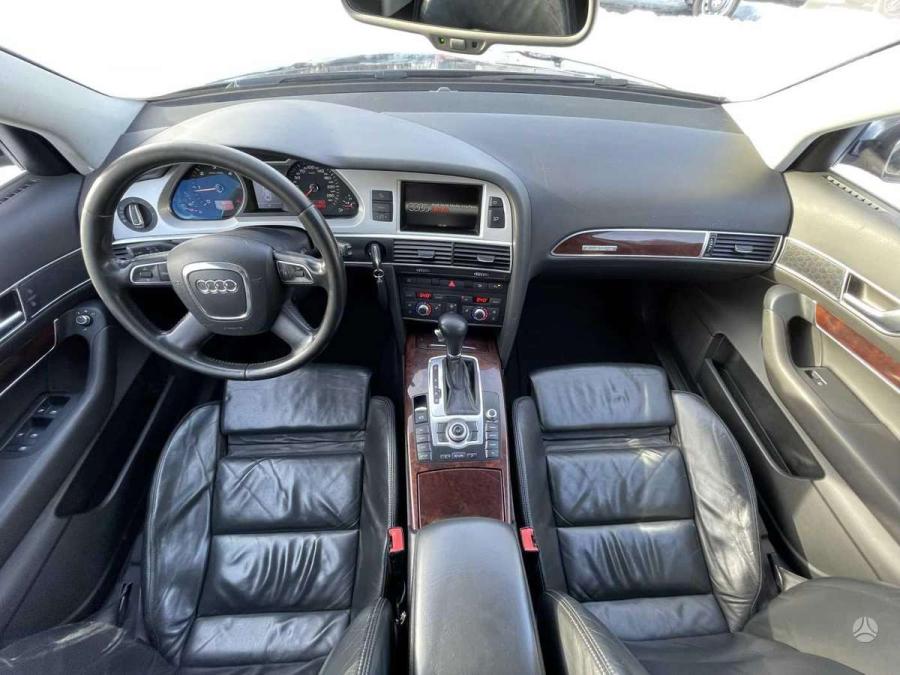 Grey Audi A6 2009 in Vilnius, with an engine capacity of 2.98 L and mileage of 451 thousand km for 4500 €, photo 7 on AUTOMOTO.COM.LV