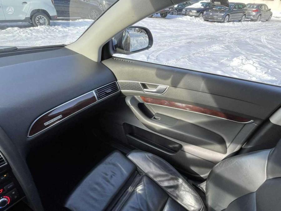Grey Audi A6 2009 in Vilnius, with an engine capacity of 2.98 L and mileage of 451 thousand km for 4500 €, photo 9 on AUTOMOTO.COM.LV