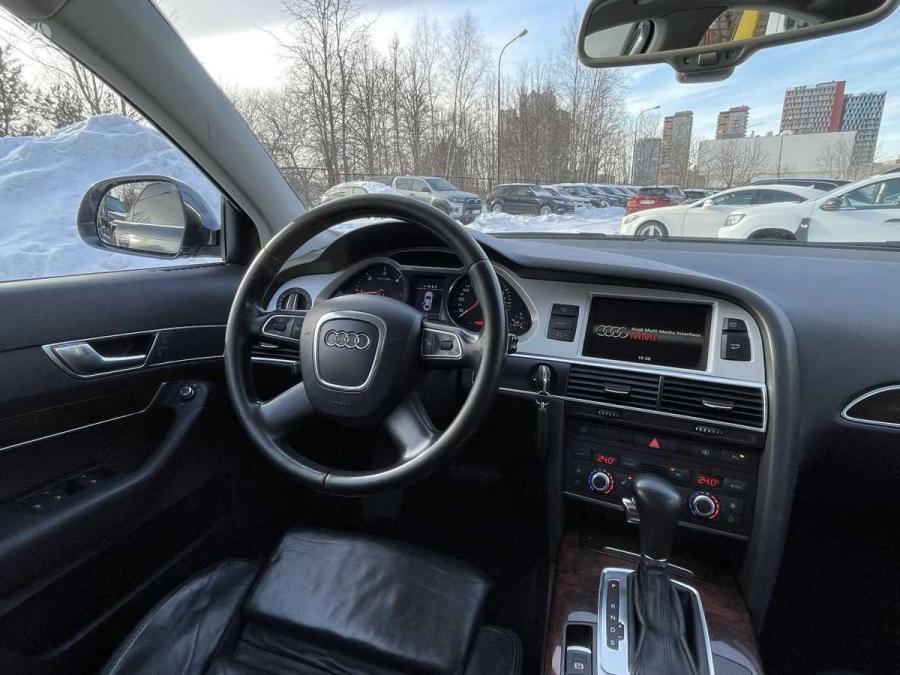 Grey Audi A6 2009 in Vilnius, with an engine capacity of 2.98 L and mileage of 451 thousand km for 4500 €, photo 10 on AUTOMOTO.COM.LV