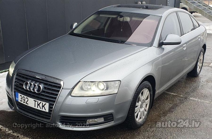 Grey Audi A6 2009 in Tartu, with an engine capacity of 2.70 L and mileage of 355 thousand km for 5960 €, photo 1 on AUTOMOTO.COM.LV