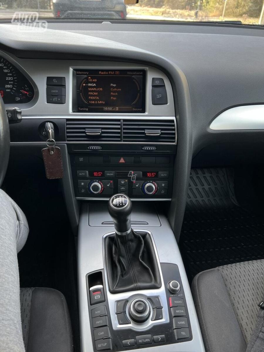 Pelēks Audi A6 2009 Viļņa, ar dzinēja tilpumu 2.70 L un nobraukumu 350 tūkst. km par 5300 €, foto 10 vietnē AUTOMOTO.COM.LV