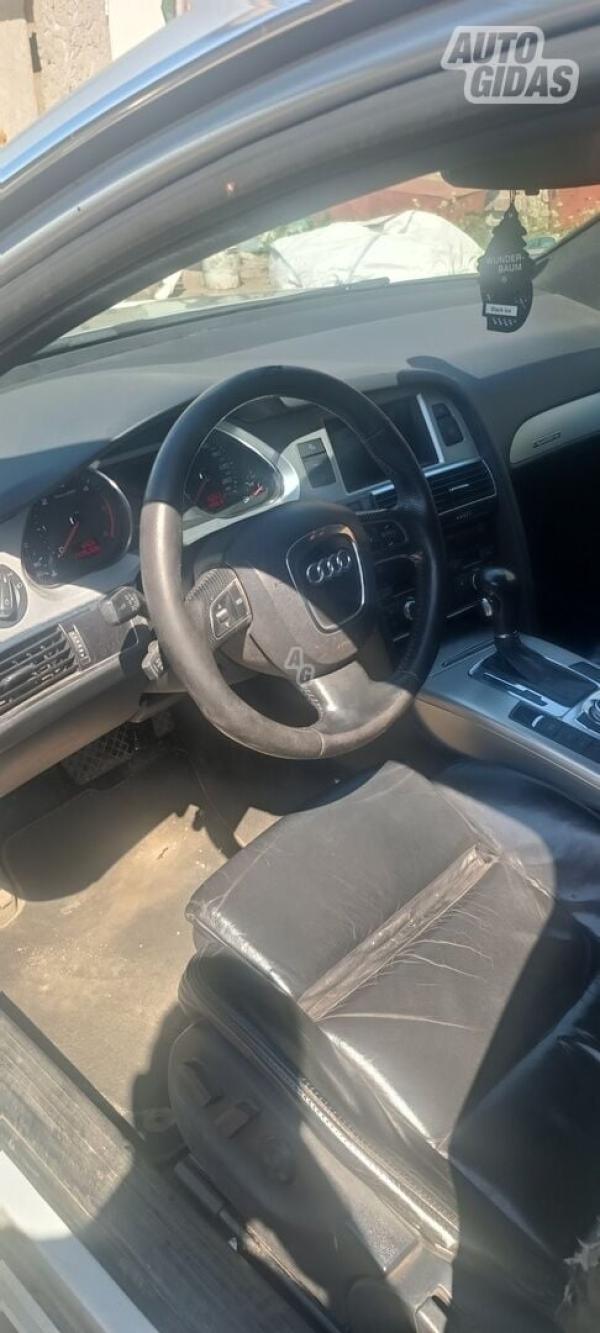 Grey Audi A6 2009 in Klaipeda, with an engine capacity of 3.00 L and mileage of 450 thousand km for 3000 €, photo 6 on AUTOMOTO.COM.LV