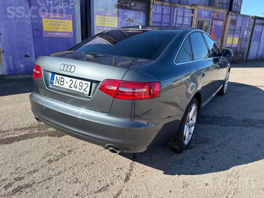 Pelēks Audi A6 2009 Rīga, ar dzinēja tilpumu 3.00 L un nobraukumu 343 tūkst. km par 5500 €, foto 4 vietnē AUTOMOTO.COM.LV