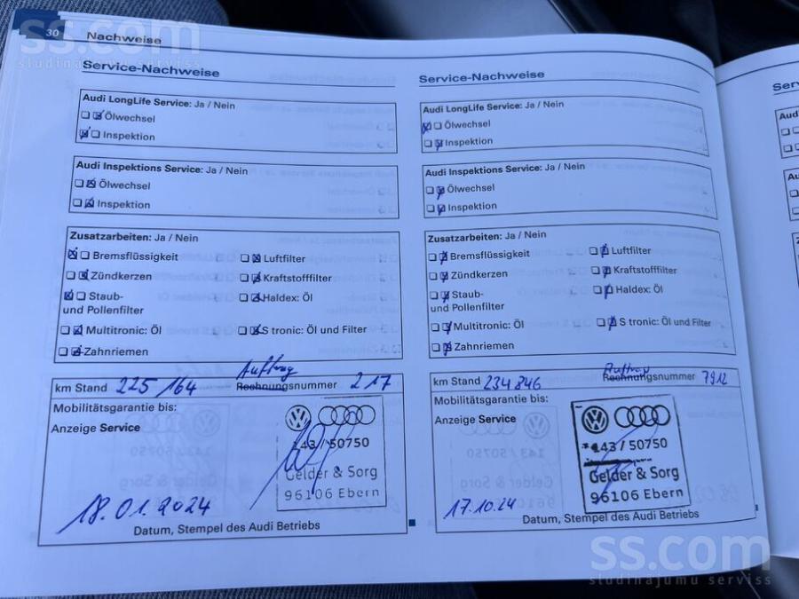 Серый Ауди А6 2009 в Лимбажи, объемом двигателя 2.00 л и пробегом 254 тыс. км за 5550 €, фото 29 на AUTOMOTO.COM.LV