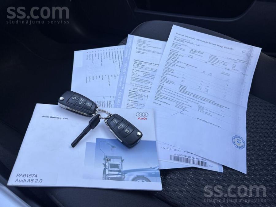 Серый Ауди А6 2009 в Лимбажи, объемом двигателя 2.00 л и пробегом 254 тыс. км за 5550 €, фото 30 на AUTOMOTO.COM.LV