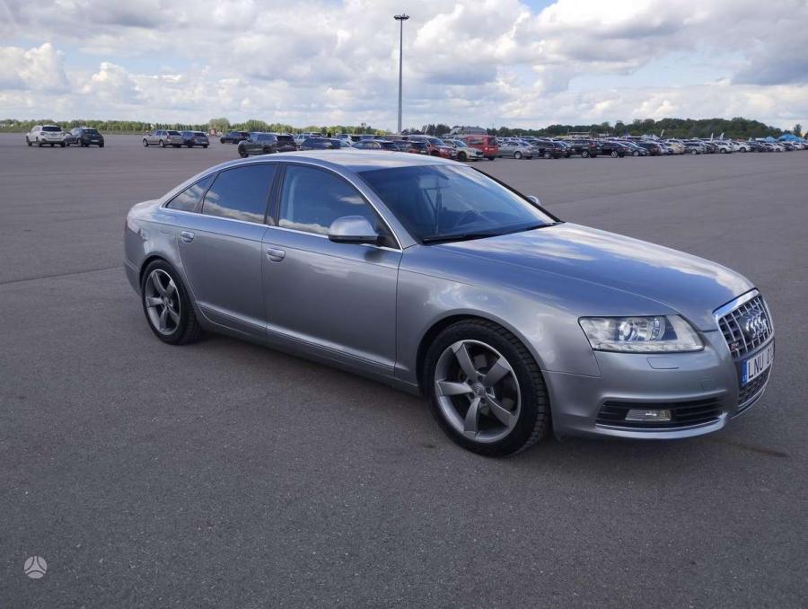 Pelēks Audi A6 2009 Kauņa, ar dzinēja tilpumu 1.97 L un nobraukumu 378 tūkst. km par 5700 €, foto 3 vietnē AUTOMOTO.COM.LV