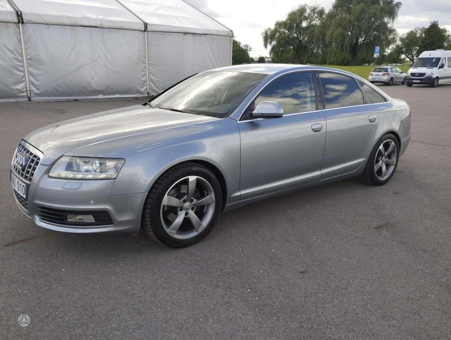 Pelēks Audi A6 2009 Kauņa, ar dzinēja tilpumu 1.97 L un nobraukumu 378 tūkst. km par 5700 €, foto 5 vietnē AUTOMOTO.COM.LV