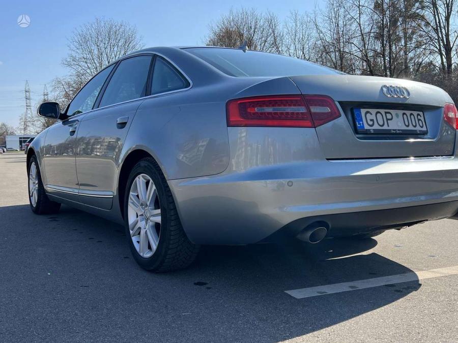 Pelēks Audi A6 2009 Kauņa, ar dzinēja tilpumu 1.97 L un nobraukumu 289 tūkst. km par 6200 €, foto 5 vietnē AUTOMOTO.COM.LV