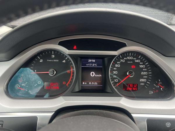 Grey Audi A6 2009 in Kaunas, with an engine capacity of 1.97 L and mileage of 289 thousand km for 6200 €, photo 9 on AUTOMOTO.COM.LV