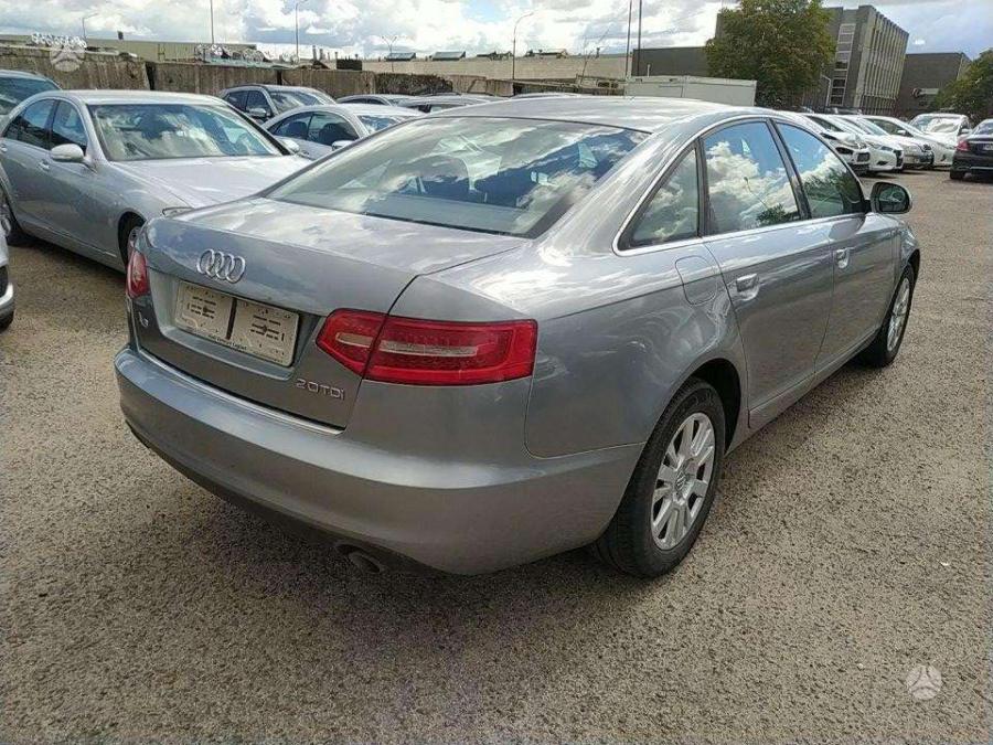 Pelēks Audi A6 2009 Panevēža, ar dzinēja tilpumu 1.97 L un nobraukumu 246 tūkst. km par 4800 €, foto 12 vietnē AUTOMOTO.COM.LV
