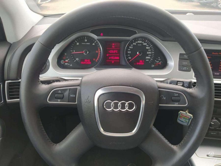 Pelēks Audi A6 2009 Panevēža, ar dzinēja tilpumu 1.97 L un nobraukumu 246 tūkst. km par 4800 €, foto 23 vietnē AUTOMOTO.COM.LV