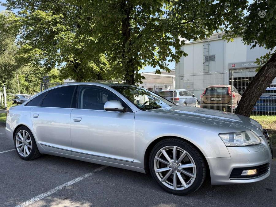 Pelēks Audi A6 2009 Kauņa, ar dzinēja tilpumu 2.97 L un nobraukumu 260 tūkst. km par 5500 €, foto 3 vietnē AUTOMOTO.COM.LV
