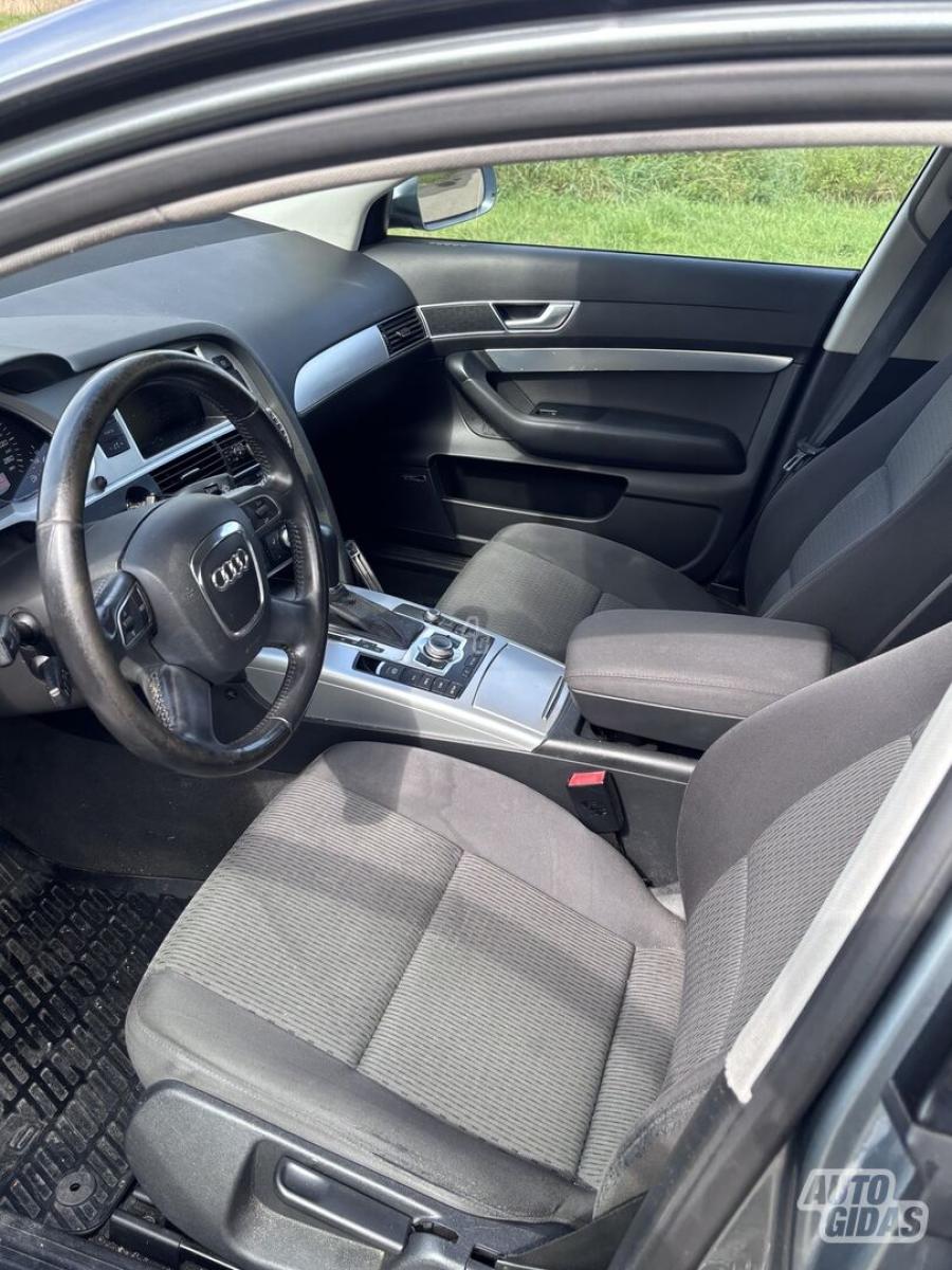 Grey Audi A6 2009 in Alytus, with an engine capacity of 2.00 L and mileage of 256 thousand km for 3800 €, photo 10 on AUTOMOTO.COM.LV