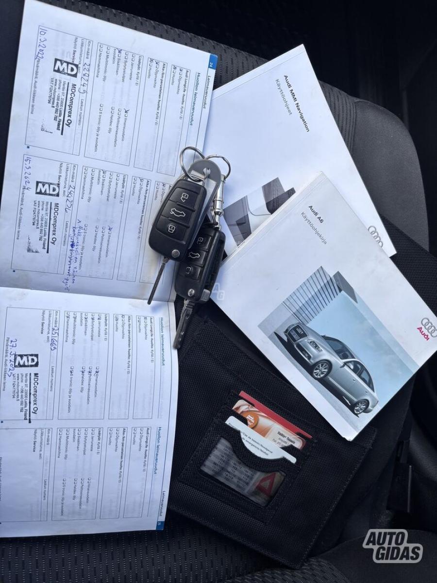 Grey Audi A6 2009 in Alytus, with an engine capacity of 2.00 L and mileage of 256 thousand km for 3800 €, photo 15 on AUTOMOTO.COM.LV