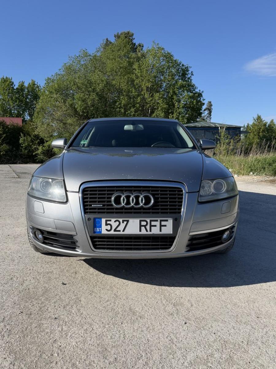 Grey Audi A6 2009 in Tallinn, with an engine capacity of 3.00 L and mileage of 353 thousand km for 5999 €, photo 14 on AUTOMOTO.COM.LV