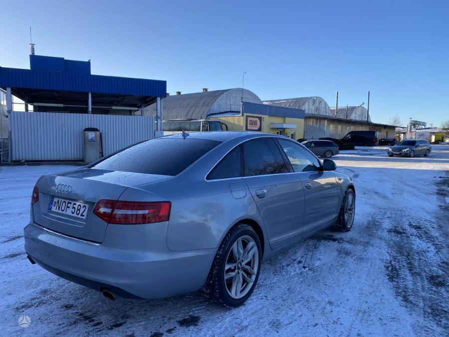 Pelēks Audi A6 2010 Marijampole, ar dzinēja tilpumu 2.97 L un nobraukumu 305 tūkst. km par 5600 €, foto 5 vietnē AUTOMOTO.COM.LV