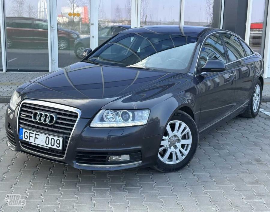 Grey Audi A6 2010 in Vilnius, with an engine capacity of 2.80 L and mileage of 304 thousand km for 3100 €, photo 4 on AUTOMOTO.COM.LV