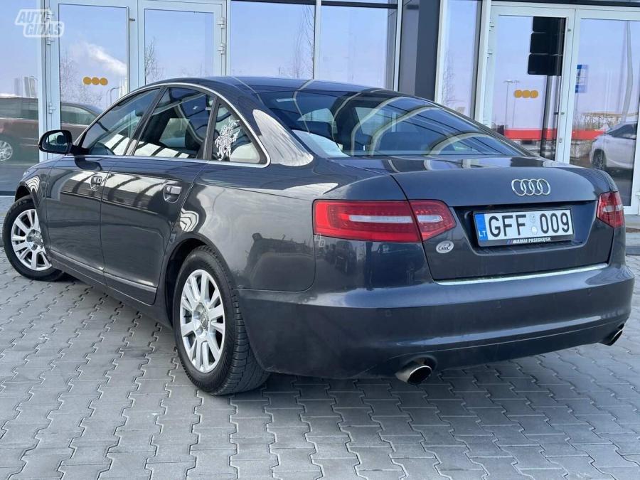 Grey Audi A6 2010 in Vilnius, with an engine capacity of 2.80 L and mileage of 304 thousand km for 3100 €, photo 5 on AUTOMOTO.COM.LV